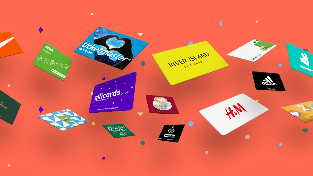 Our types of gift cards | Giftcards.co.uk