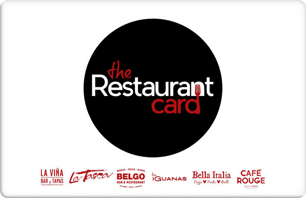 The Restaurant Gift Card | Giftcards.co.uk