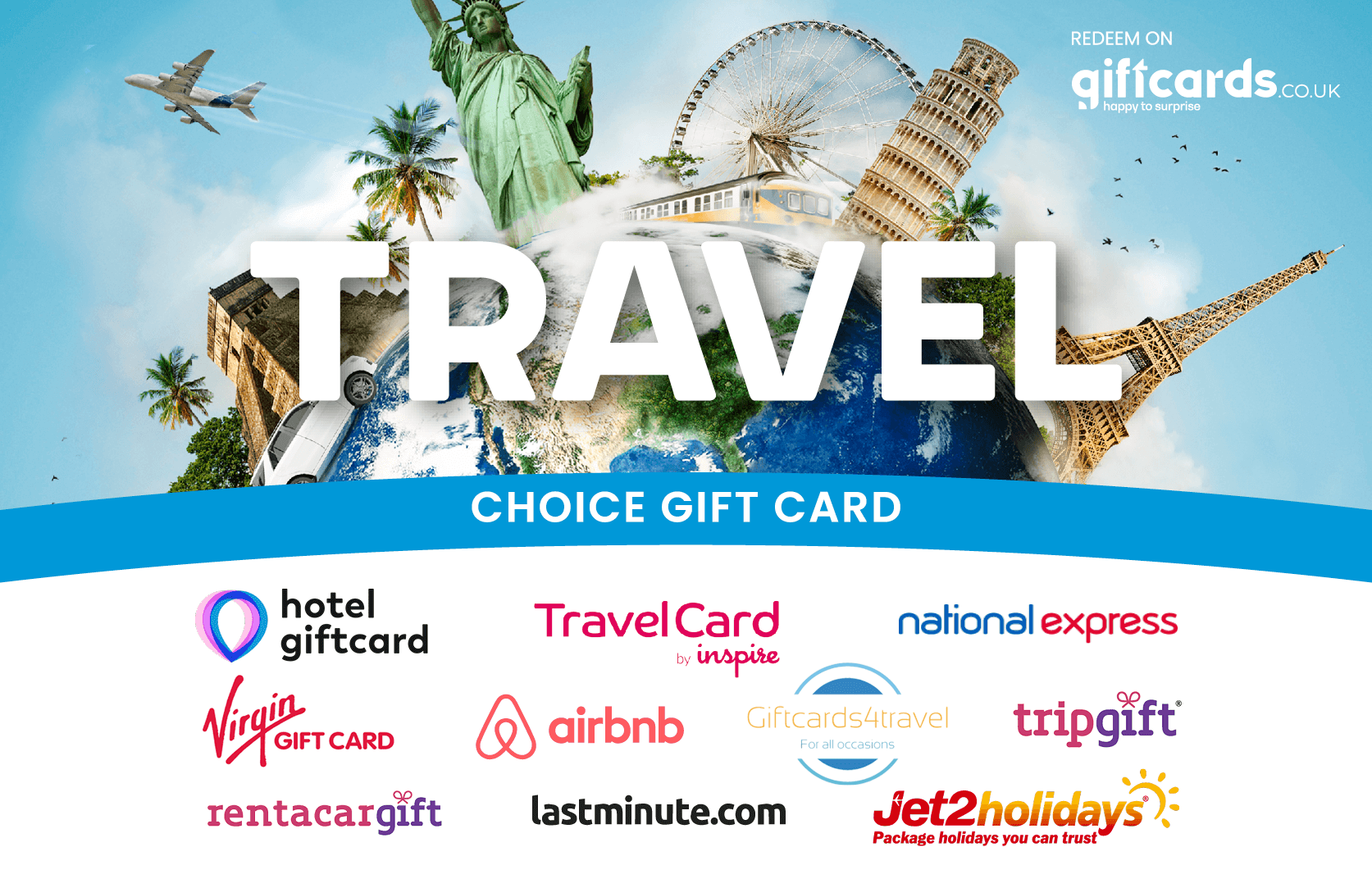 Travel Gift Card | Giftcards.co.uk