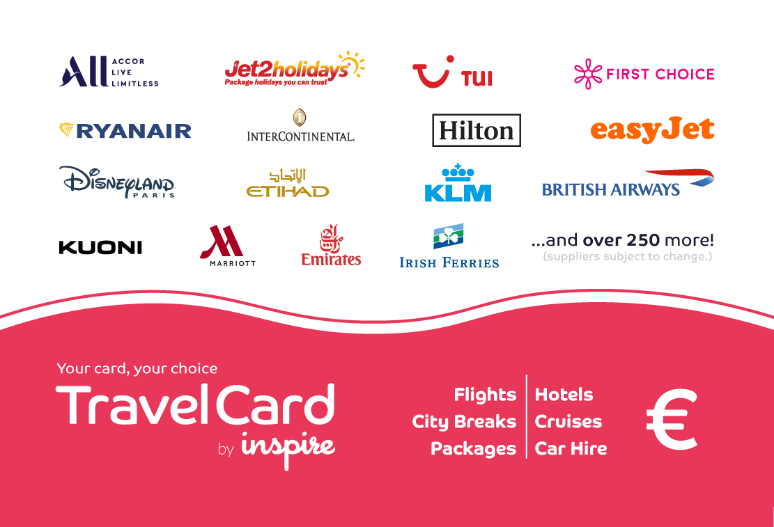 Inspire TravelCard Gift Card | Giftcards.co.uk