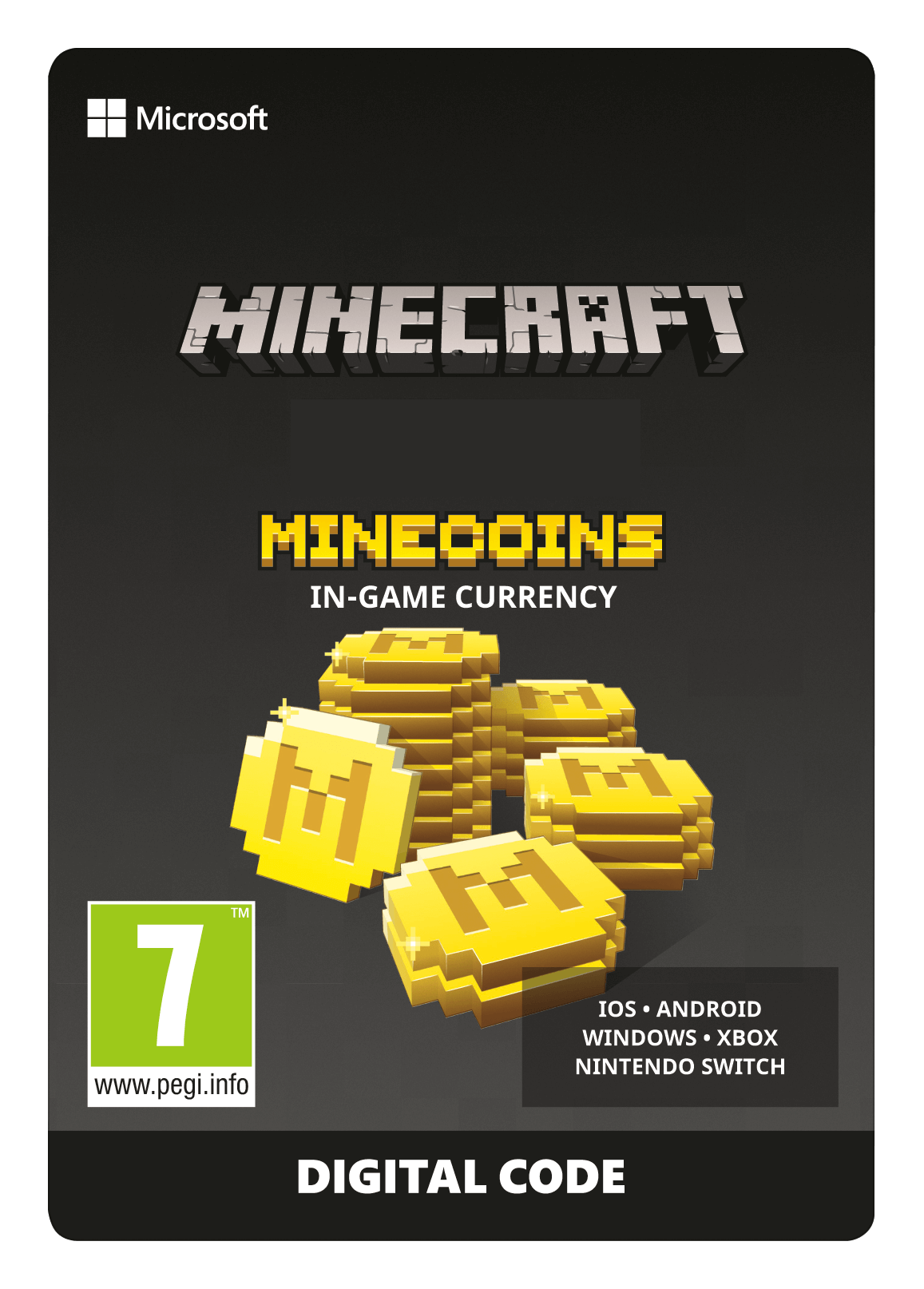 Minecraft Minecoins Gift Card | Giftcards.co.uk