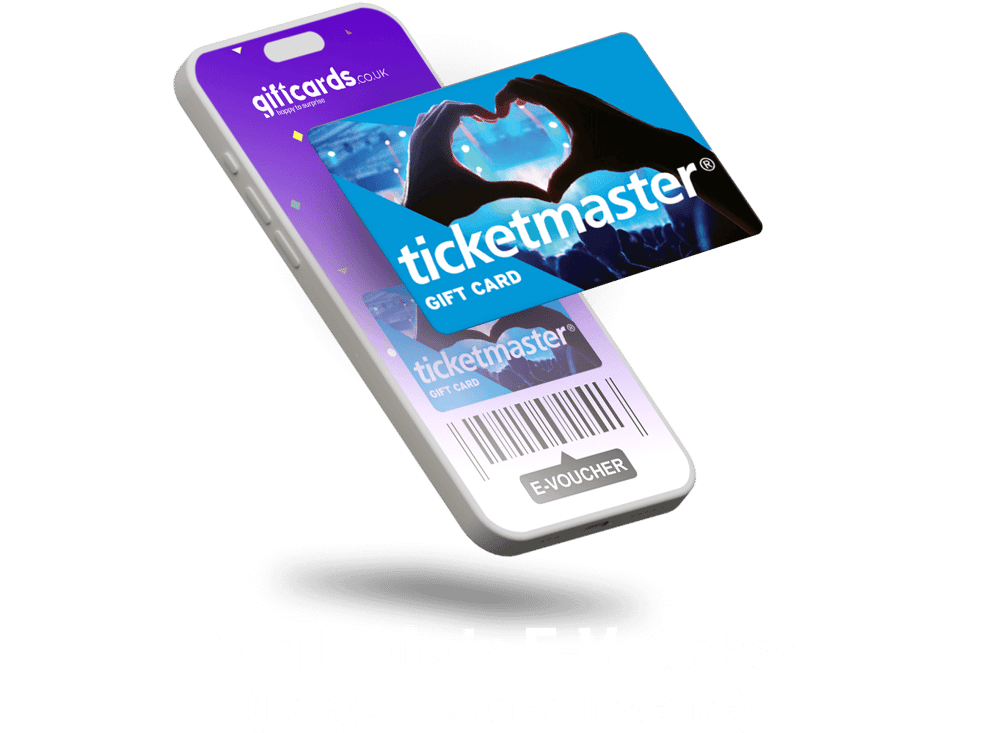 Ticketmaster Gift Card | Giftcards.co.uk