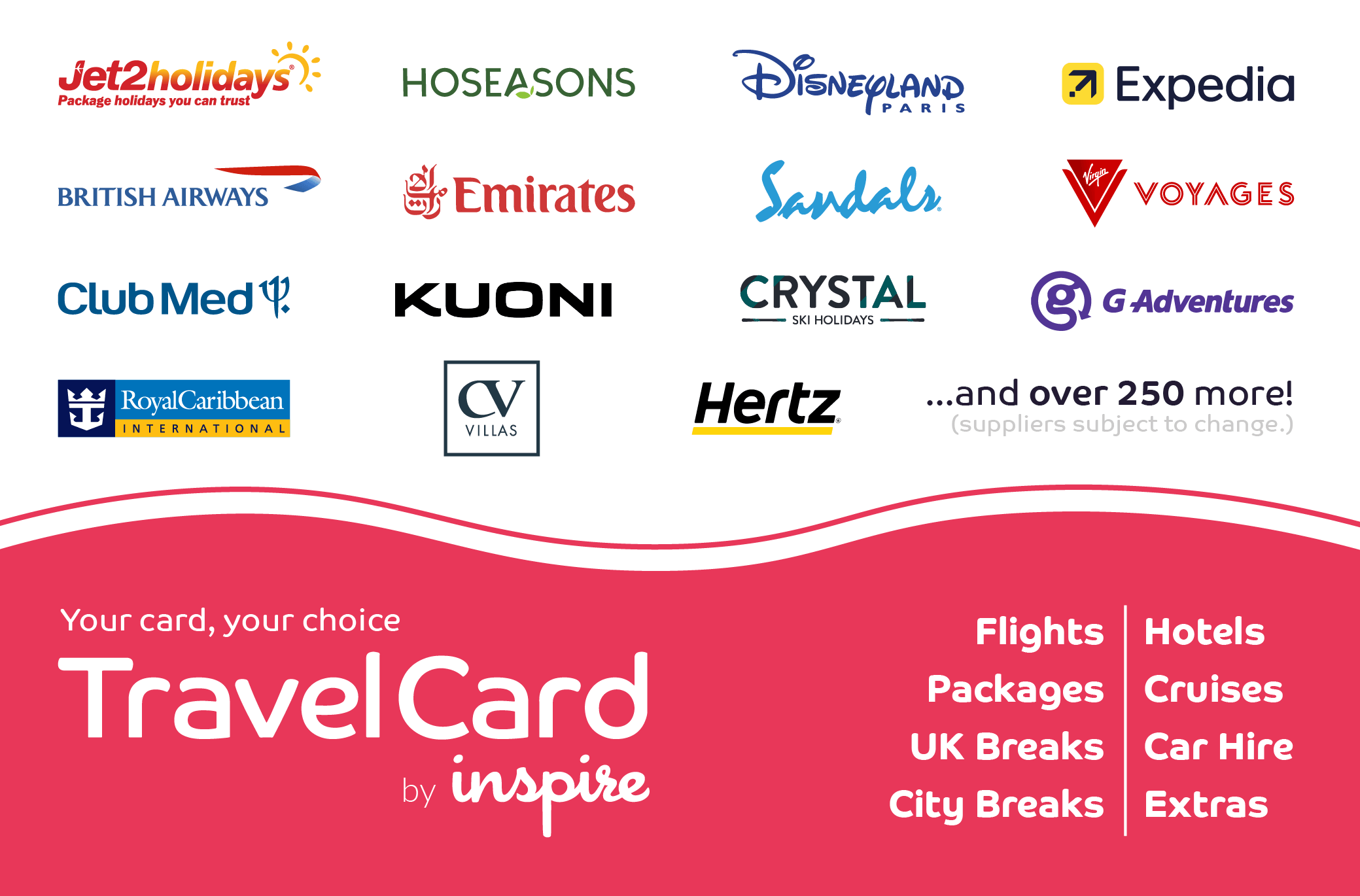 Inspire TravelCard Gift Card | Giftcards.co.uk