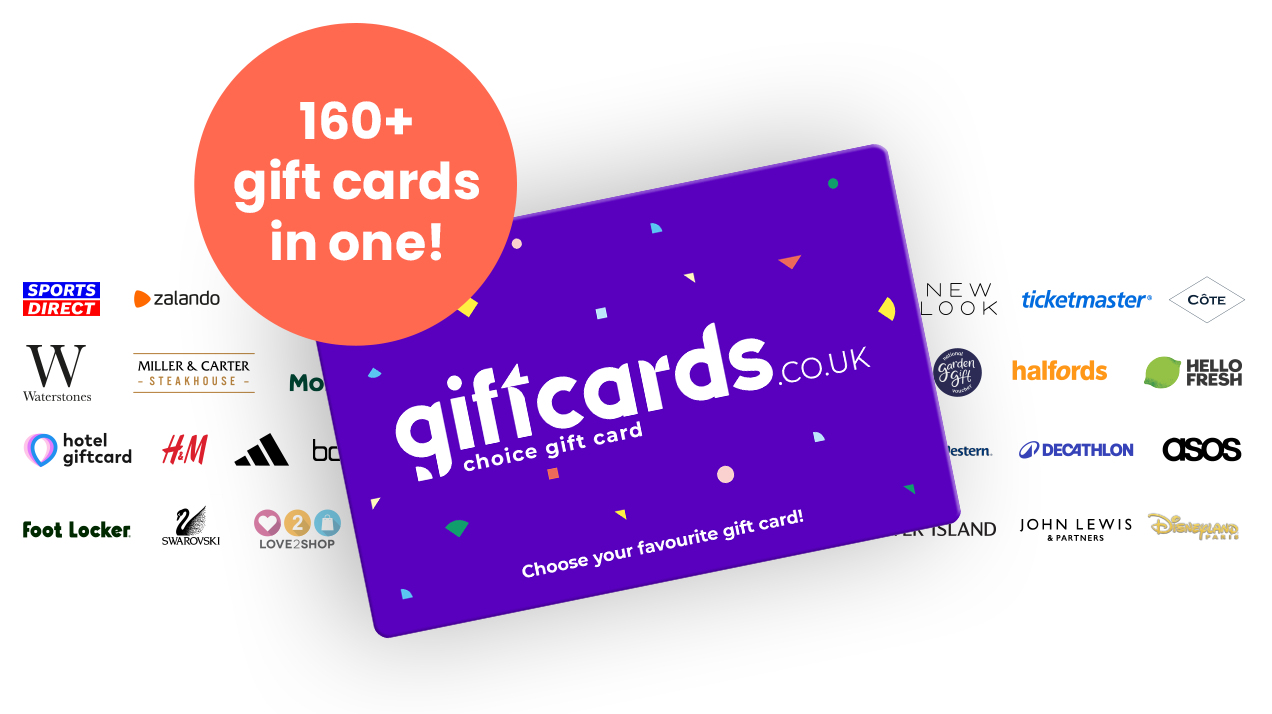 All-in-1 Choice Gift Card for business | Giftcards.co.uk